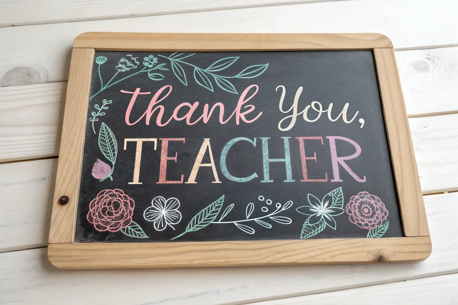 10+ Inspiring Teacher Appreciation Chalk Art Ideas - Casolia