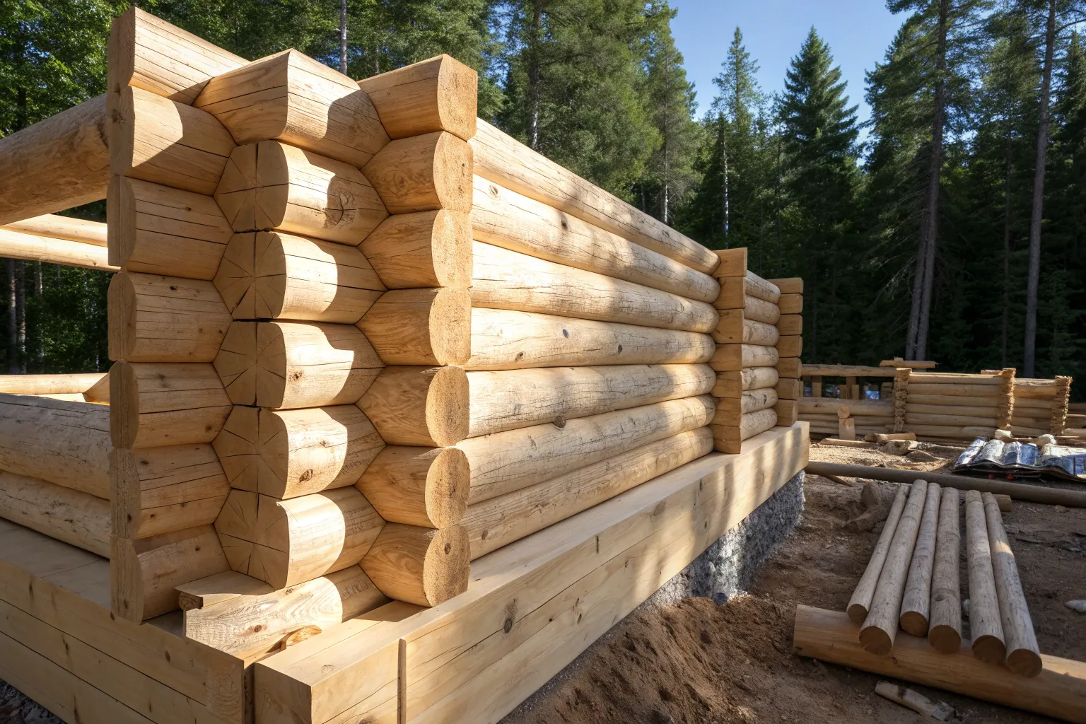 8+ Creative Log Cabin Foundation Ideas - Casolia